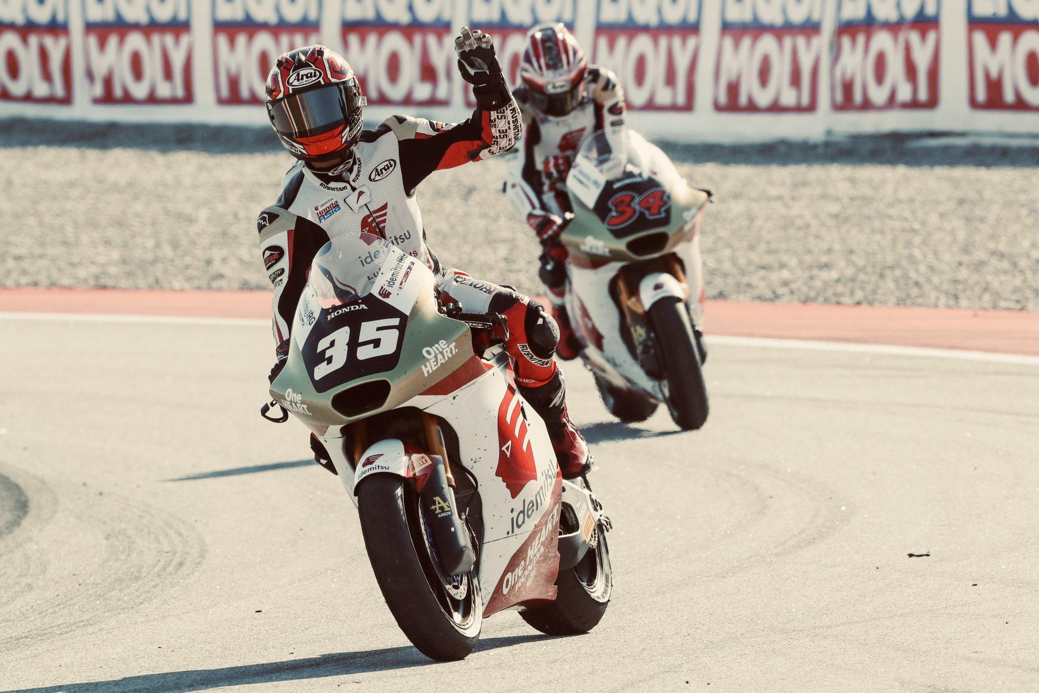 Los nervios de Chantra antes de la sesión de MotoGP lo dejaron sin aliento