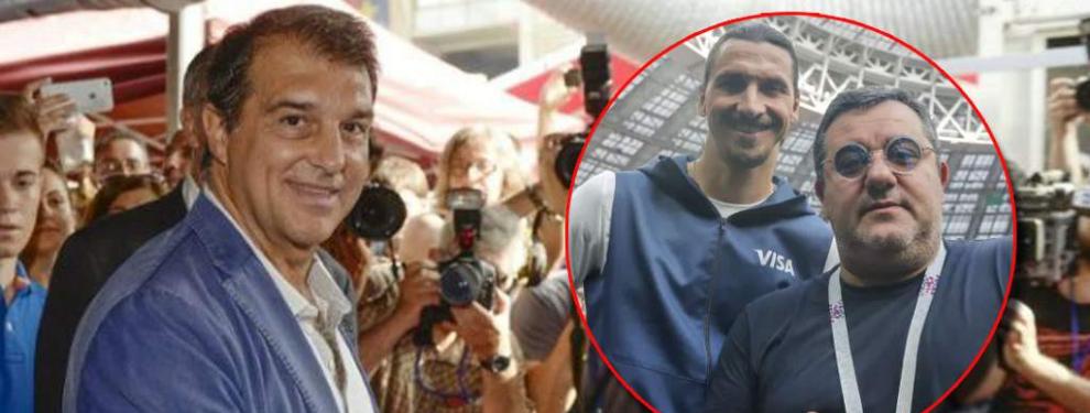 Mino Raiola se lo lleva al Barça: le promete a Laporta una estrella